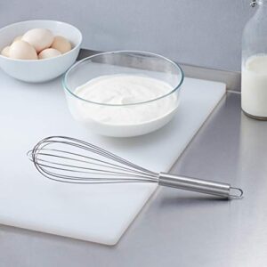 AmazonCommercial Stainless Steel Whisk, 12 Inch