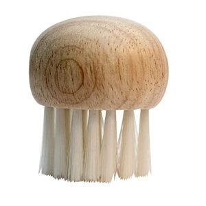 cuisinox mushroom brush with wooden top