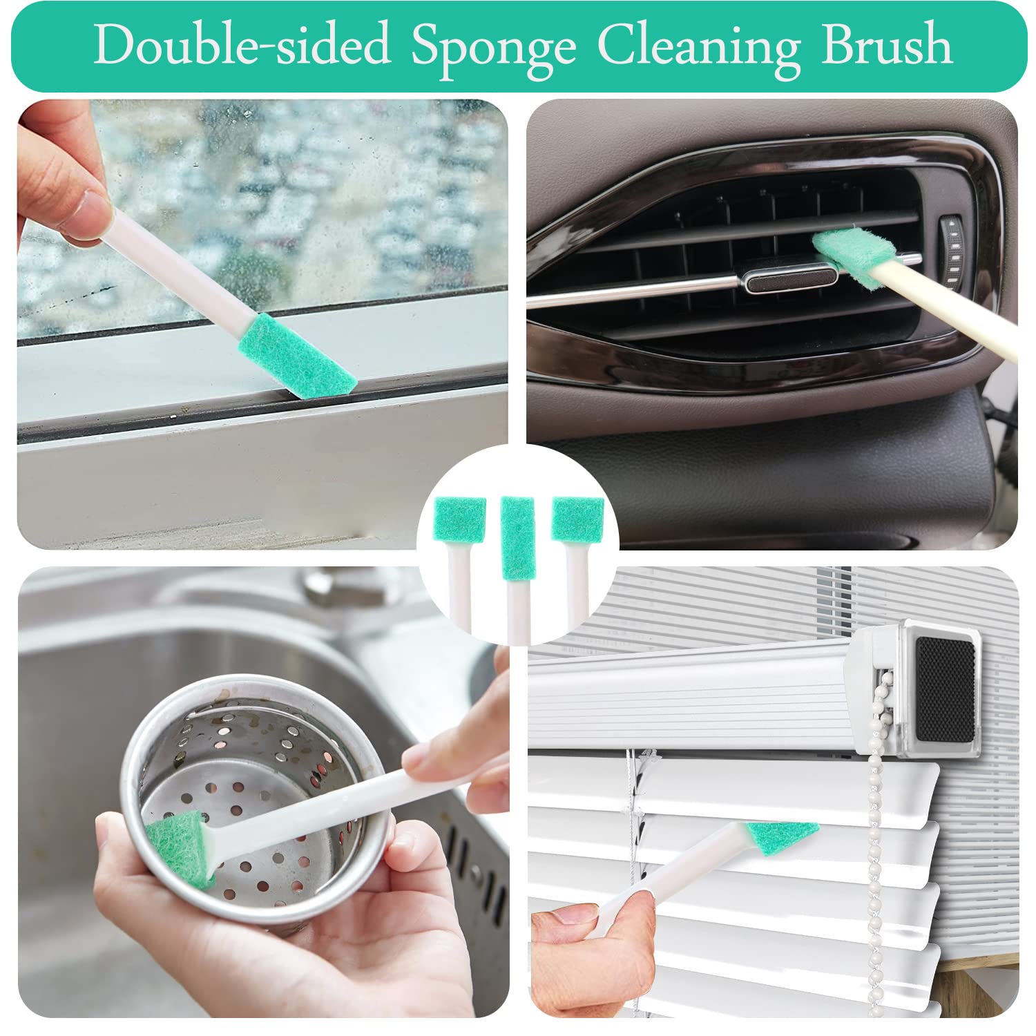 Small Cleaning Brushes for Household Cleaning,Crevice Cleaning Tool Set for Window Tracks Groove Humidifier Car Bottle Toilet Keyboard,Detail Tiny Scrub Cleaner Brush for Small Space Gaps Corner