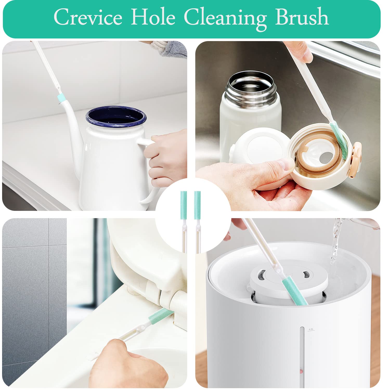 Small Cleaning Brushes for Household Cleaning,Crevice Cleaning Tool Set for Window Tracks Groove Humidifier Car Bottle Toilet Keyboard,Detail Tiny Scrub Cleaner Brush for Small Space Gaps Corner