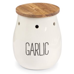 mud pie garlic keepers (white)