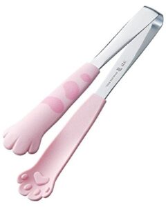 miya catch cat tongs, 7-inch, pink