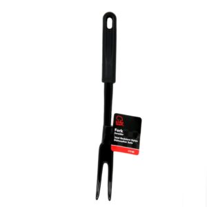 Chef Craft Basic Nylon Meat Cooking Fork, 12 inch, Black