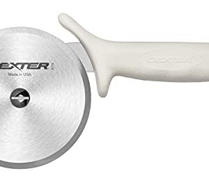 Dexter-Russell 4" Pizza Cutter, P177A-4PCP, SANI-SAFE Series White