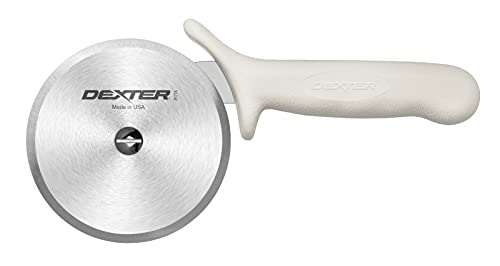 Dexter-Russell 4" Pizza Cutter, P177A-4PCP, SANI-SAFE Series White