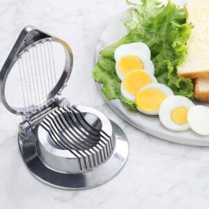 New Star Foodservice 36459 Commercial Grade Aluminum Egg Slicer, Mushroom Slicer with Stainless Steel Wire (Hand Wash Only)