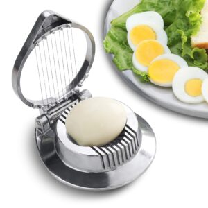 New Star Foodservice 36459 Commercial Grade Aluminum Egg Slicer, Mushroom Slicer with Stainless Steel Wire (Hand Wash Only)