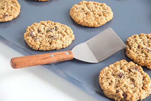 Fox Run - 5341 Fox Run Cookie/Brownie Spatula, 1 x 2.25 x 7 inches, Stainless Steel/Wood