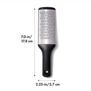 NEW OXO Good Grips Grater, Stainless Steel, Black