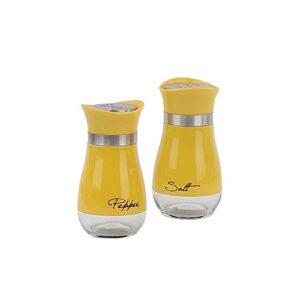 basic salt & pepper shakers - yellow