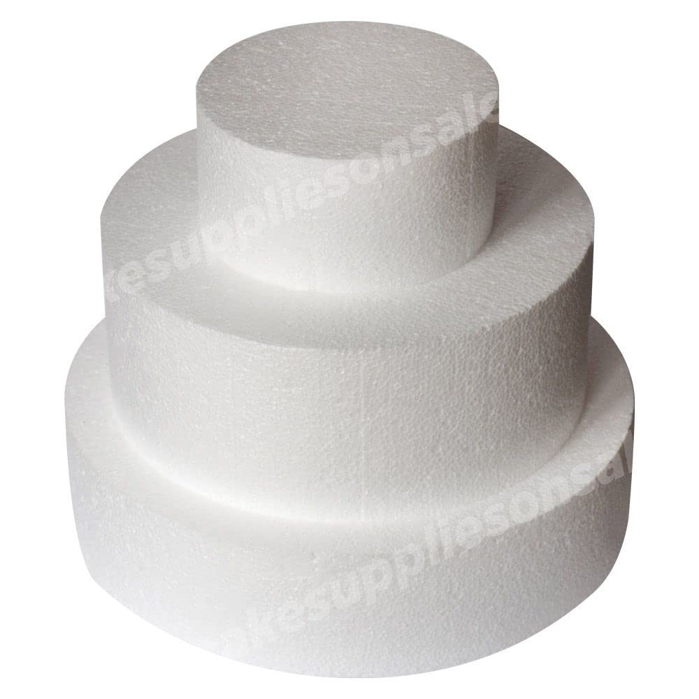 8" Round Cake Dummy 4" High