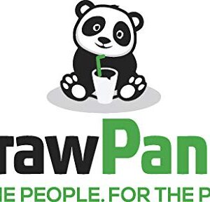 Plant Based Drinking Straws by StrawPanda- (250 Pack) an Eco Friendly Alternative to Plastic Straws, BPA Free