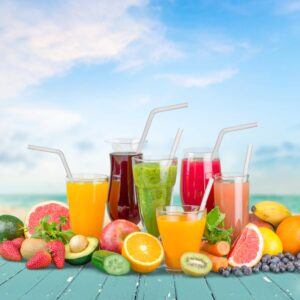 Plant Based Drinking Straws by StrawPanda- (250 Pack) an Eco Friendly Alternative to Plastic Straws, BPA Free