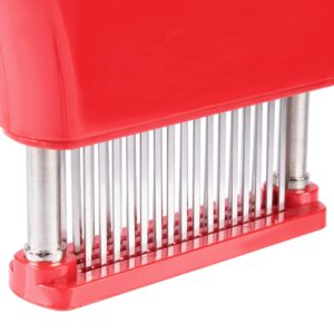 Chef-Master Meat Tenderizer Tool, Stainless Steel Sharp Needle Blade Tenderizer Tool for Beef, Chicken, Turkey, Pork, Fish, Professional Tenderizing Machine Cooking Set,