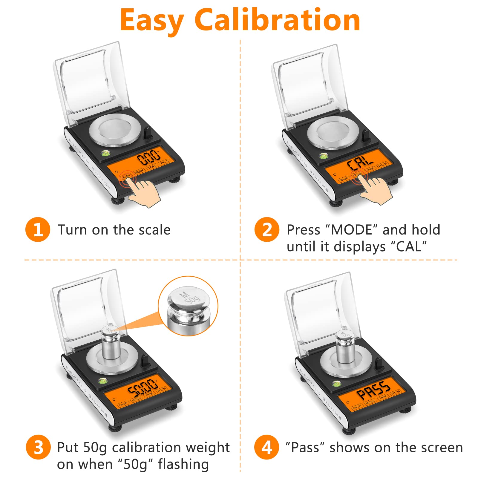 Fuzion TGD-1500gn Reloading Scale Rechargeable, 0.1gn Large LCD Touch Screen, 6 Weigh Modes, Grain Powder Scale for Reloading, Digital Powder Scale