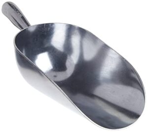 winco aluminum utility scoop, 58-ounce, medium