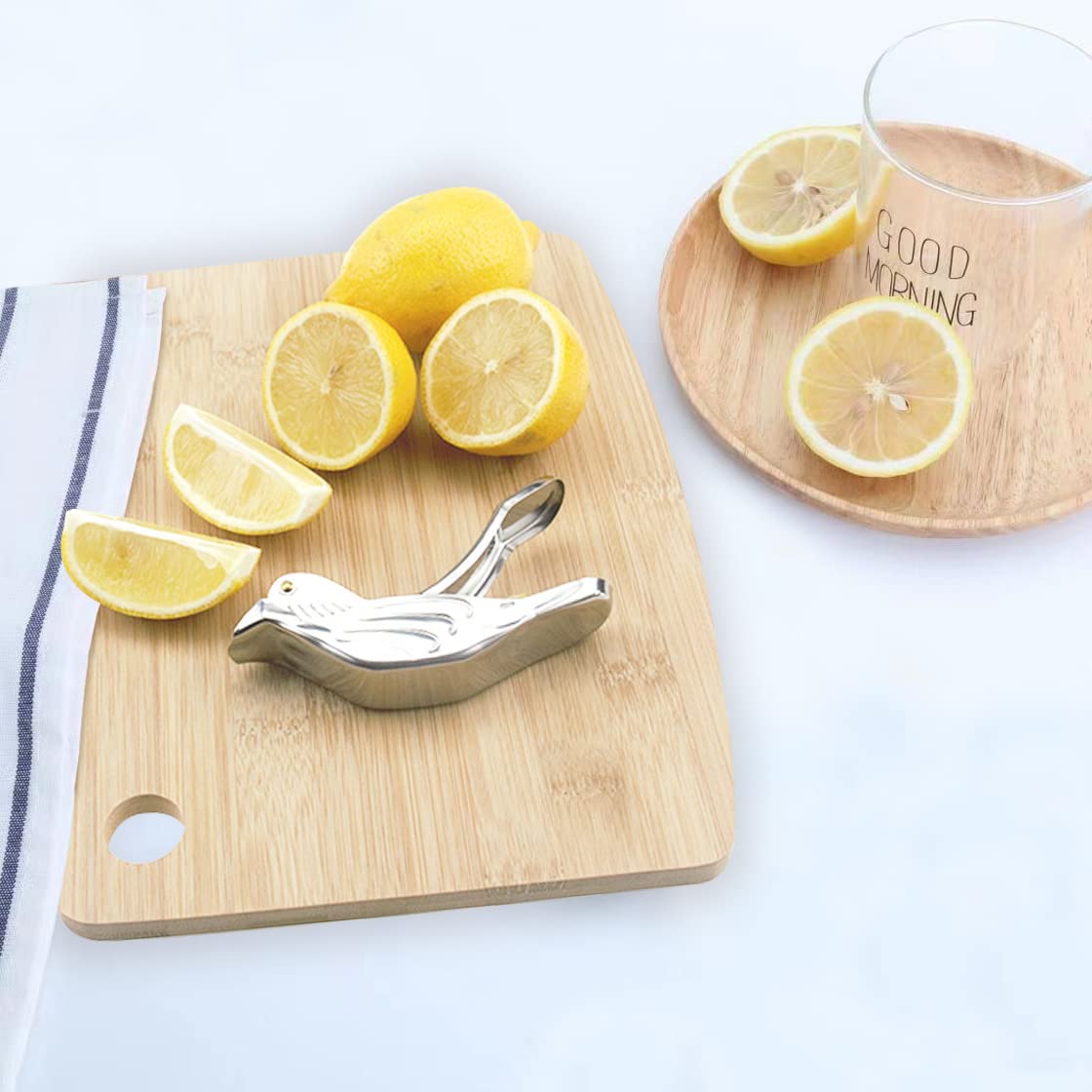 Manual Lemon Juicer, Manual Lemon Slice Squeezer, Portable Fruit Juicer, Bird Shape Hand Juicer for Orange Lemon Lime Pomegranate