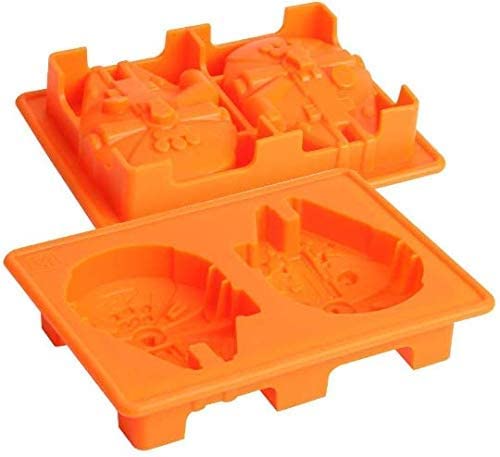 INKU Star wars silicone mold set Star wars ice and chocolate cubes: Stormtrooper, Darth Vader, X-Wing Fighter, Millennium Falcon, R2-D2, Han Solo, Boba Fett, Death Star