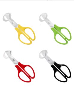 stainless steel quail-egg cutter scissors kitchen egg shears tool-4pcs