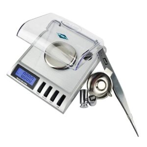 gemini 20 - portable precision modern stainless steel digital milligram scale 20g x 0.001g (silver) - american weigh scales