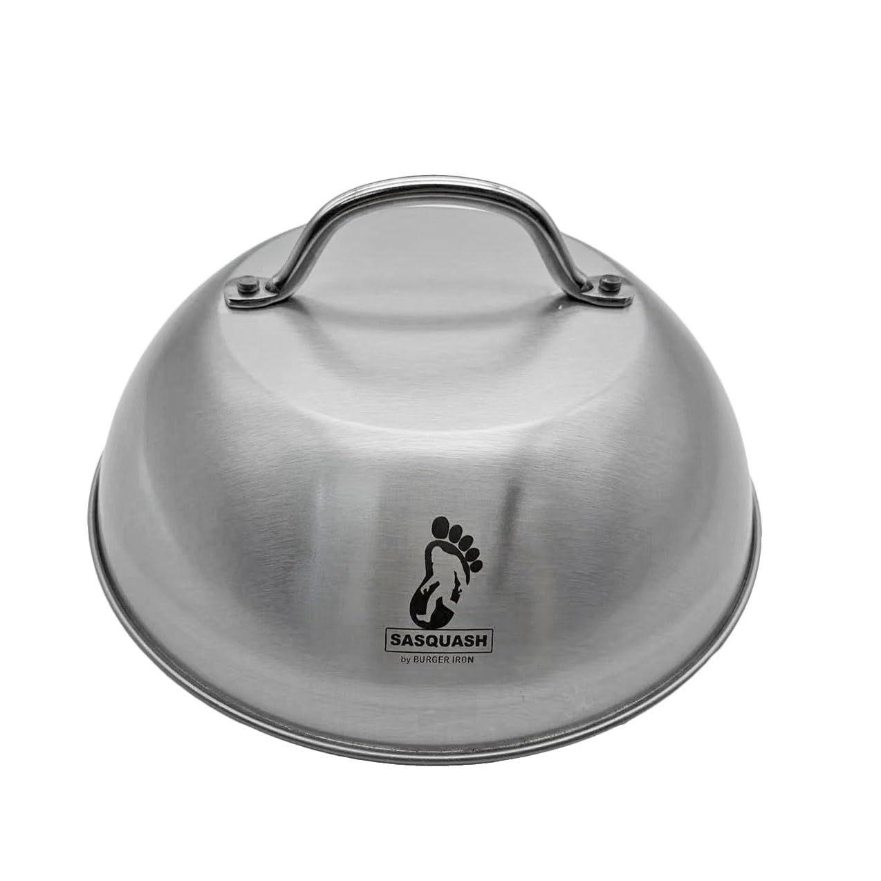 The Sasquash - Heavy Duty 9" Wide Smashed Burger Melting Cheese Dome - Commercial Grade Stainless Steel Basting and Steaming Cover