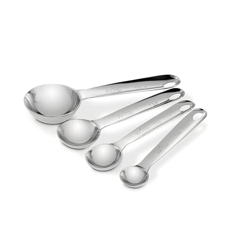 All-Clad Specialty Stainless Steel Kitchen Gadgets Measuring Spoons Kitchen Tools, Kitchen Hacks Silver