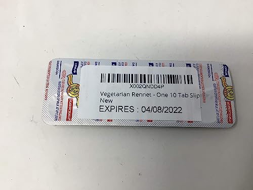 Vegetarian Rennet - One 10 Tab Slip