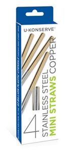 u-konserve stainless steel mini straws