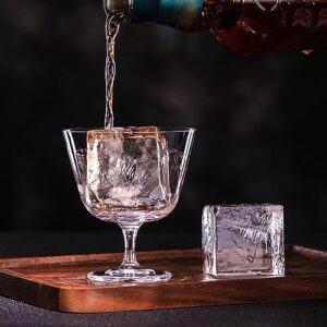 Bangp Clear Ice Cube Maker,Clear Ice Cube Mold with Reusable Ice Cube Storage Bag,Silicone Clear Ice Cube Tray Makes 8×2 Inch Clear Square Ice Cubes for Whiskey & Cocktails - Precious Gifts for Men