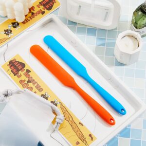 Hungdao 2 Pieces Poop Knife Gag Gift Poop Divider Knife Poop Silicone Knife Funny Spatula Prank Poop Slicer Toilet Knife Poop Cutter for Bathroom Toilet Poop Gag Gift