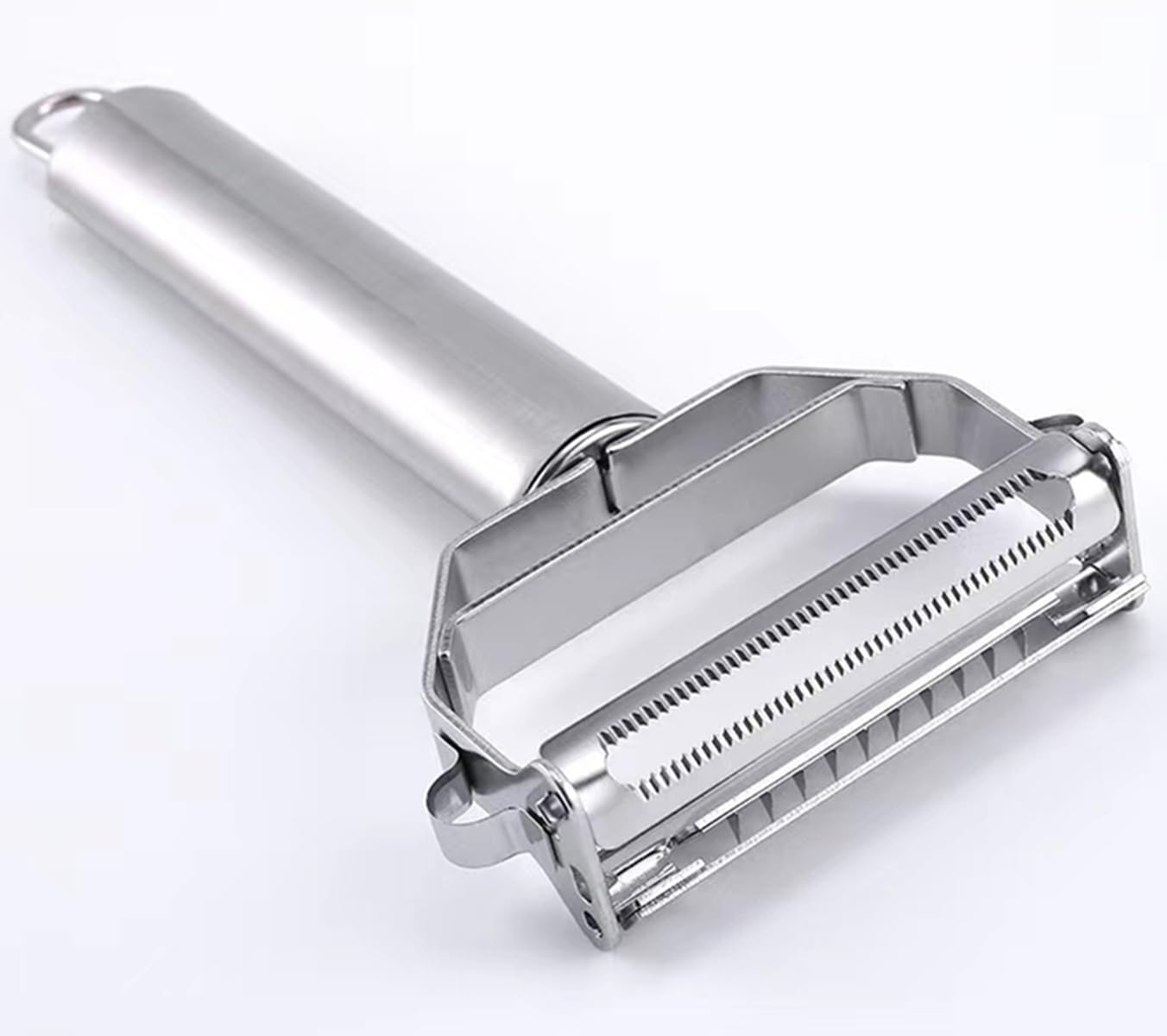 Vegetable Peeler，SZYIKUER Stainless Steel 2 in 1 Julienne Vegetable Peeler Perfect for Carrot Potato Melon Gadget Vegetable Fruit