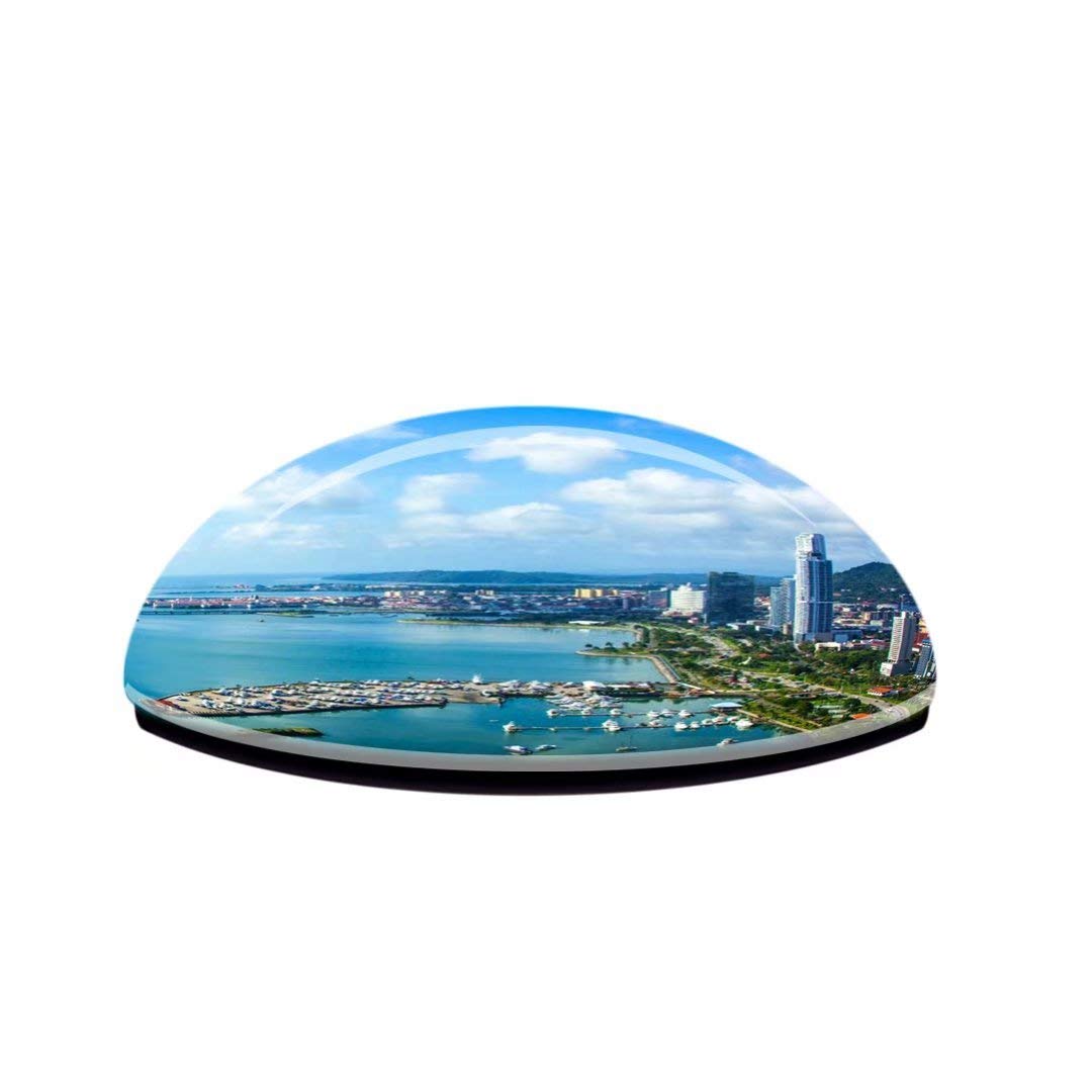 Panama Fridge Magnet 3D Crystal Glass Tourist City Travel Souvenir Collection Gift Strong Refrigerator Sticker