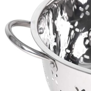 Lindy's metal colander, 8-quart, silver