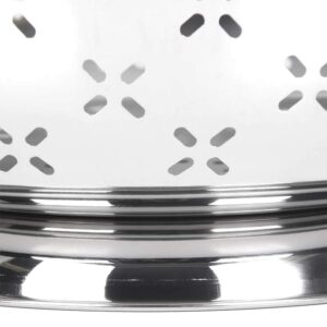 Lindy's metal colander, 8-quart, silver