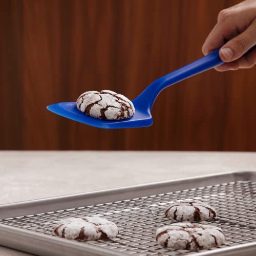 GIR: Get It Right - Premium Ultimate Silicone Spatula Turner - 12.6" x 3.0"x 0.7"- Seamless One Piece Design, Nonstick & Heat Resistant, Rubber Spatula, Baking & Cooking, BPA-Free - Black