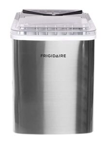 frigidaire efic123-ss counter top maker, produces 26 pounds ice per day, stainless steel, stainless