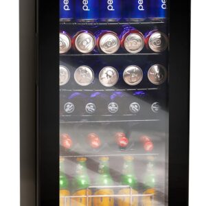 Anukis 3.2 Cu.Ft Beverage Refrigerator Cooler with Touch Control, Auto Defrost Beer Fridge/Removable Shelves for Home&Office