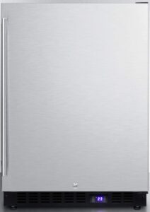 summit spff51os outdoor undercounter freezer, stainless steel