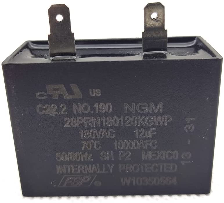 WPW10350564 Compatible with Whirlpool Refrigerator Run Capacitor