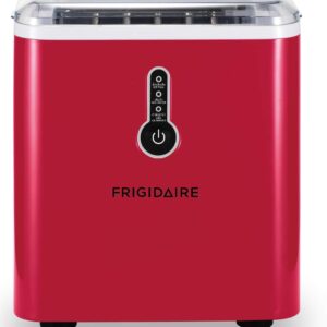 Frigidaire EFIC102-RED Compact Making Machine, Large Portable Ice Maker, Red, Medium