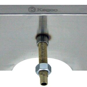 Kegco DP-920D Beer Drip Tray Stainless Surface Mount 3" Column Cut-Out with Drain