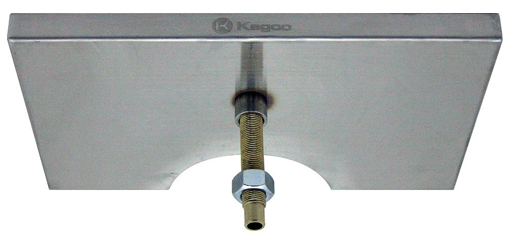 Kegco DP-920D Beer Drip Tray Stainless Surface Mount 3" Column Cut-Out with Drain