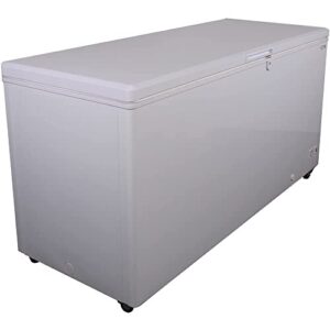 kelvinator kccf210wh 70.88" solid top chest freezer, white