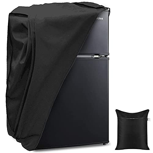 UCARE Mini Refrigerator Dust Cover Compatible with Midea WHD-113FSS1 Refrigerators, 420D Oxford Fabric Waterproof Dustproof Mini Fridge Freezer Cover Protector Refrigerator Covers