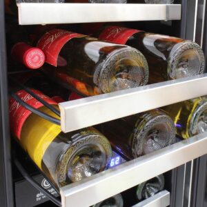 Vinotemp 28-Bottle Dual-Zone Wine Cooler (Stainless)