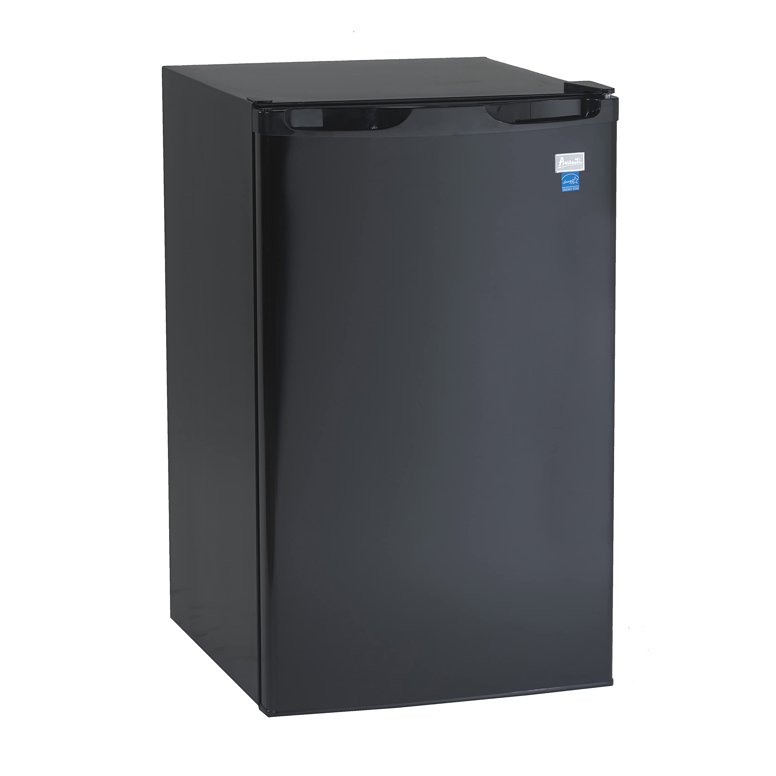 Avanti AVARM4416B Refrigerators, Glass Shelves, Door Freezer Compartment, Defrost, Energy Star, 4.4 cubic feet,Black, 33" x 19.3" x 22"