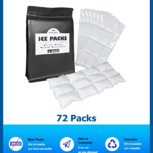 Friomex Dry Ice Packs - Ideal for Shipping Perishables and Drinks | Styrofoam Cooler Compatible | Includes Dry Ice Pellets | Keep Items Safe During Shipping | Hielo Seco