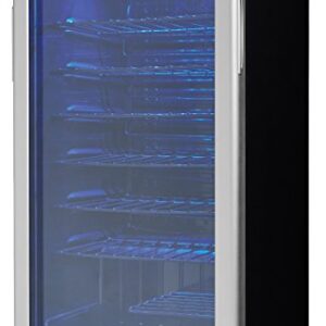 Danby DWC350BLP Free-Standing Wine Cooler, Stainless Steel-Matte