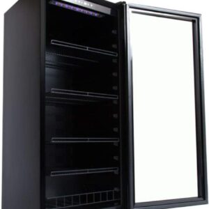 Whynter FWC-1201BB 124 Bottle Freestanding Cabinet Wine Refrigerators Free Standing, One Size, Black