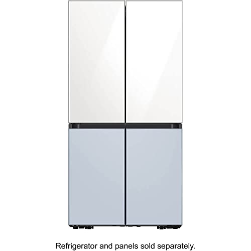 SAMSUNG RAF18DUU35 BESPOKE 4-Door Flex(TM) Refrigerator Panel in White Glass - Top Panel